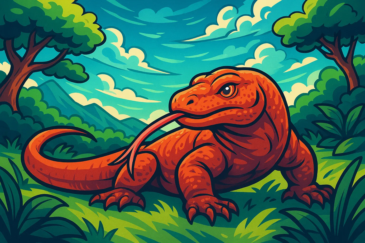 Dragon de Komodo : comportement, alimentation et caractéristiques du ...